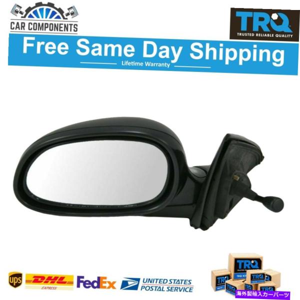 USミラー TRQ新しいマニュアルリモートミラーLHドライバーサイドドア1992-1995ホンダシビック TRQ New Manual Remote Mirror LH Driver Side Door For 1992-1995 Hond...