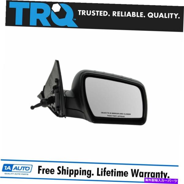 USミラー TRQサイドビューミラーマニュアル10-13ソウルのためのリモートテクスチャブラック乗客RH TRQ Side View Mirror Manual Remote Textured Black Passenger RH for ...