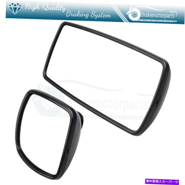 USミラー 03-16 FreightLiner M2ドライバーLHサイドまたはRHサイドのメイン広角鏡のペア Pair Main Wide Angle Mirror For 03-16 Freightliner M2 Driver LH ...