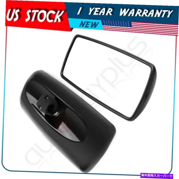USミラー 2003-2015 FREIGHTLINER M2メインミラードライバーまたは乗客ブラック加熱2pcs For 2003-2015 Freightliner M2 Main Mirror Driver or Passenger ...