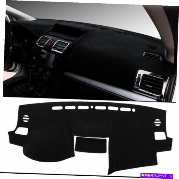 Dashboard Cover 左ドライブカーダッシュボードカバーパッドダッシュマットスバルフォレスターXV 2013-2016 BLK Left Drive Car Dashboard Cover Pad Dashmat For Suba...