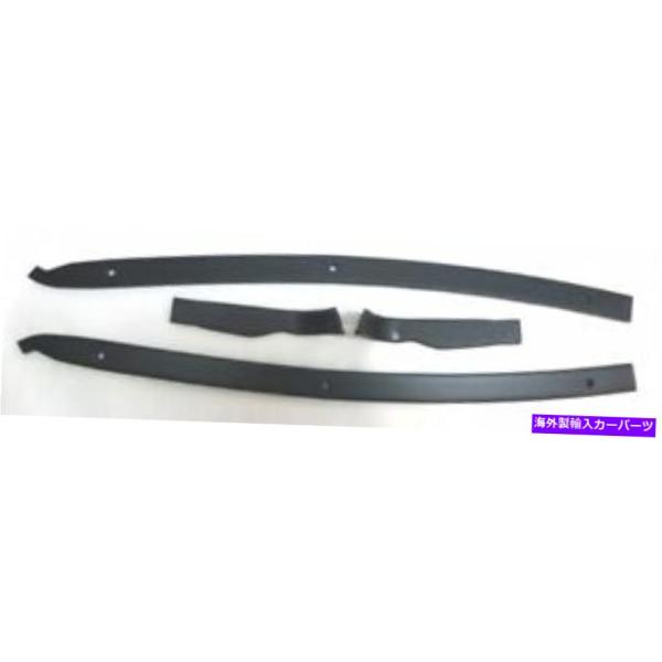 trim panel 1968-1969コルベットC3コンバーチブルリアクォータートリムパネルリテーナー、4ピースセット 1968-1969 Corvette C3 Convertible Rear Quarter Trim Panel R...