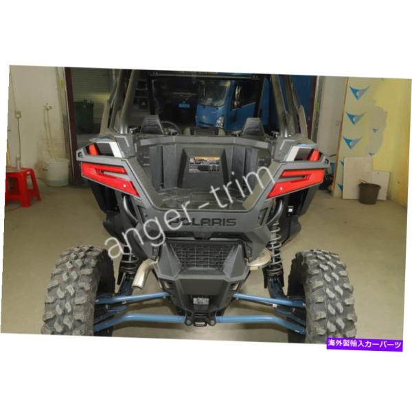 trim panel カーボンファイバーリア保護パネル装飾Polaris RZR Pro XP Uitimate 21-23のトリム Carbon Fiber Rear Protect Panel Decor Trim For Polari...