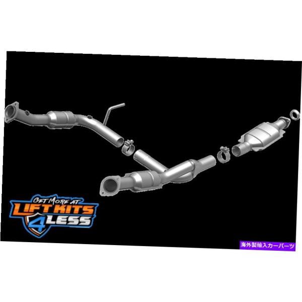 触媒 MagnaFlow 93108 2.5 "吸気/出口直接フィット触媒CNVRTRの02-05 Explorer MagnaFlow 93108 2.5" Inlet/Outlet Direct Fit Catalytic Cnvrtr...
