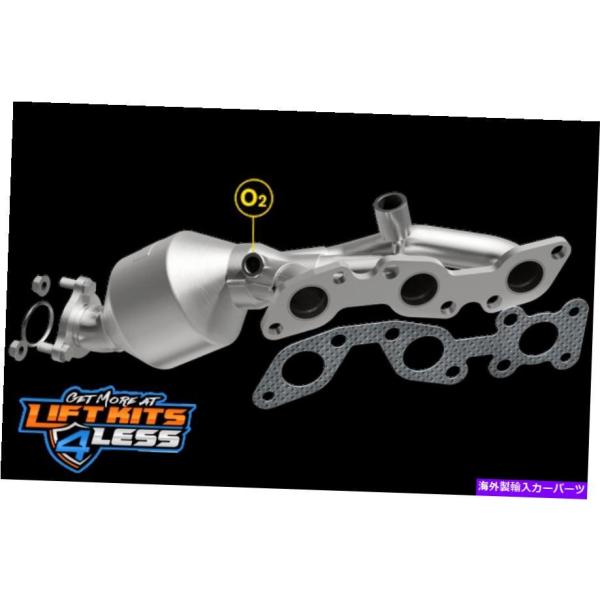 触媒 MagnaFlow 49997 2 '' DIAダイレクトフィット触媒コンバ。 2002-04 Fontier V6 3.3Lの場合 MagnaFlow 49997 2'' Dia Direct Fit Catalytic Conv....