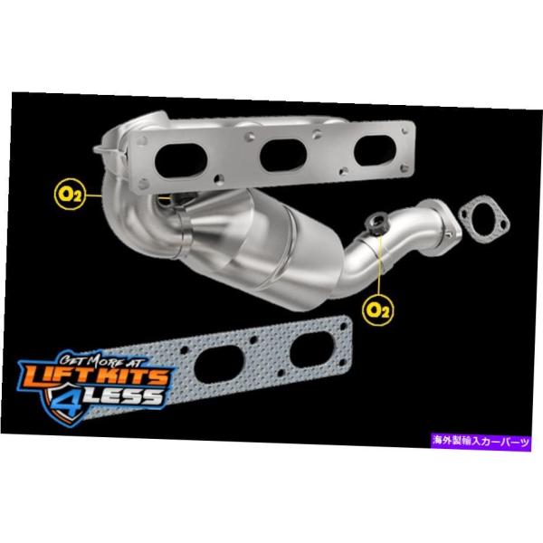 触媒 99-2000 BMW 528iのための吸入/出口DRCTフィット触媒CNVRTR 528I MagnaFlow 452466 2" Inlet/Outlet Drct Fit Catalytic Cnvrtr for 99-2000...