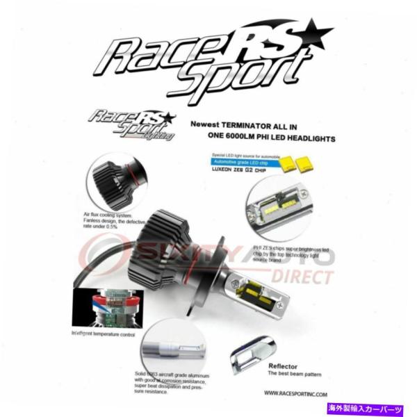 USヘッドライト 2000-2004フォーカスフォーカスのためのレーススポーツヘッドライト変換キット - 電気ZA Race Sport Headlight Conversion Kit for 2000-2004 Ford Focus -...