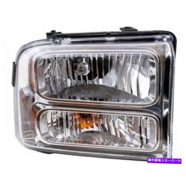 USヘッドライト Broock 12VD11P右ヘッドライトアセンブリは2005-2007フォードF250スーパーデューティにフィット Brock 12VD11P Right Headlight Assembly Fits 2005-200...