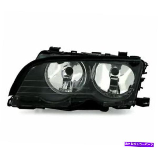 USヘッドライト BMW 3シリーズE46クーペカブリオ1999-2001ブラックVP605L左ヘッドライトRHT BMW 3 SERIES E46 COUPE CABRIO 1999-2001 BLACK VP605L LEFT HEAD...