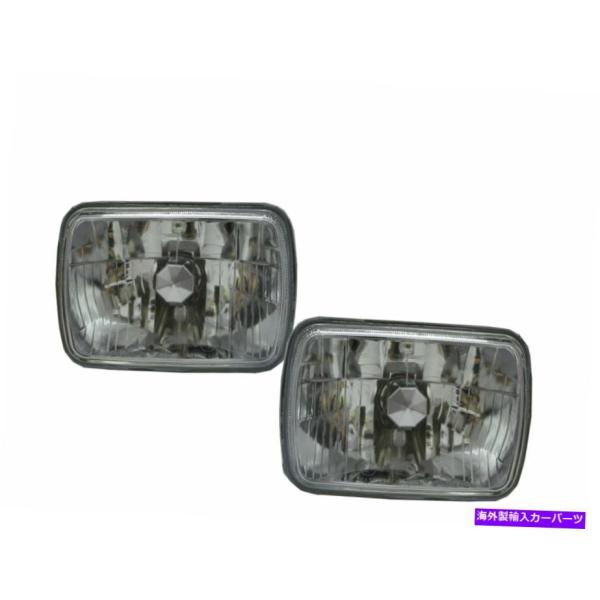 USヘッドライト Navara D21 1986-1994トラック2Dクリスタルヘッドライトクロム FRONTIRE NAVARA D21 1986-1994 Truck 2D Crystal Headlight Chrome for NI...