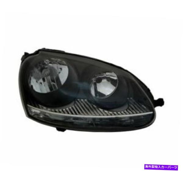 USヘッドライト VW Jetta 3 2005-2010 Black VP694P右ヘッドライトRHT VW JETTA 3 2005-2010 BLACK VP694P RIGHT HEADLIGHT RHT