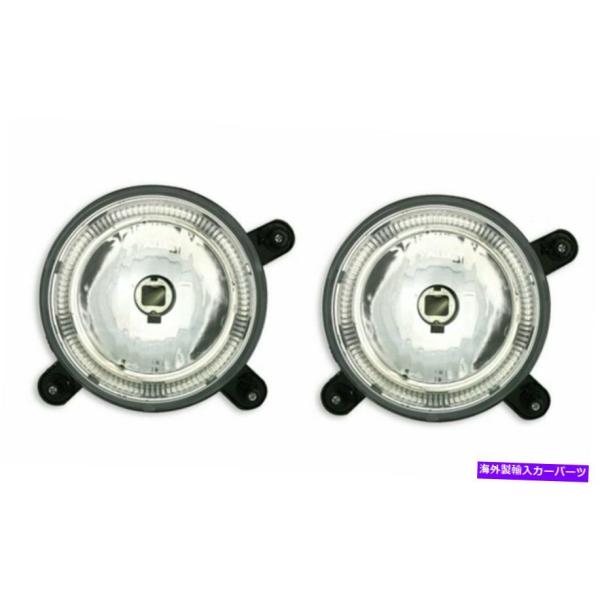 USヘッドライト Hovedlyskastere Til VWゴルフ1ゴルフ2 II Angel Eyes Chrome（Innvendig）LPVW72WN X Hovedlyskastere til VW GOLF 1 GOLF 2 I...