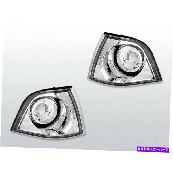 USテールライト BMW用フロントチンキエーター3-Serie E36 90-99 Chrome Gratis Frakt KPBM03WN Xino US Frontindikatorer for BMW 3-serie E36 90-9...