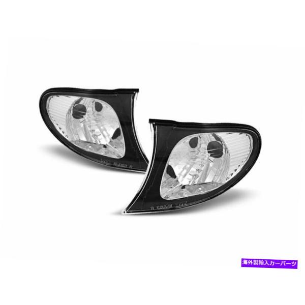 USテールライト FrontIndikatorer Til BMW 3-Serien E46 01-05 Sort Rand Gratis ForsEndelse KPBM22W Frontindikatorer til BMW 3-ser...