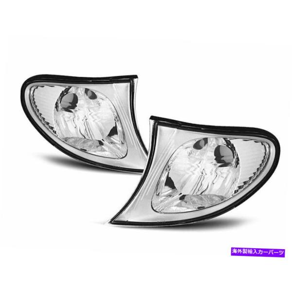 USテールライト FrontIndikatorer Til BMW 3-Serien E46 01-05 Chrome Rand Gratis ForsEndelse KPBM2 Frontindikatorer til BMW 3-ser...