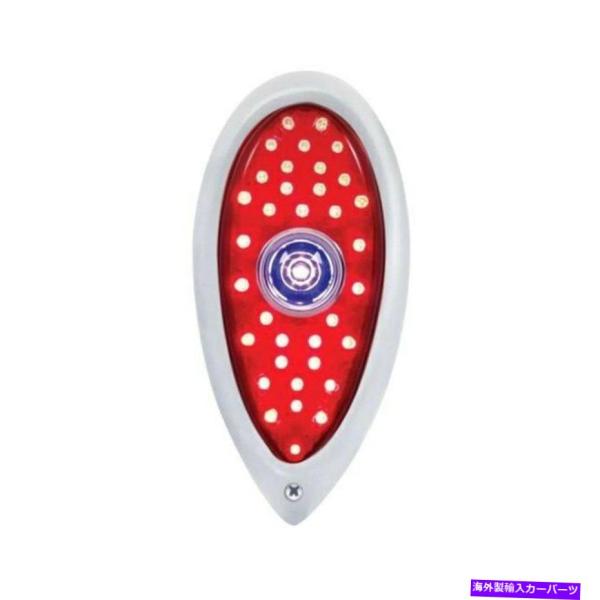 USテールライト Ford Deluxe 1939 United Pacific Red LEDテールライト For Ford Deluxe 1939 United Pacific Red LED Tail Light