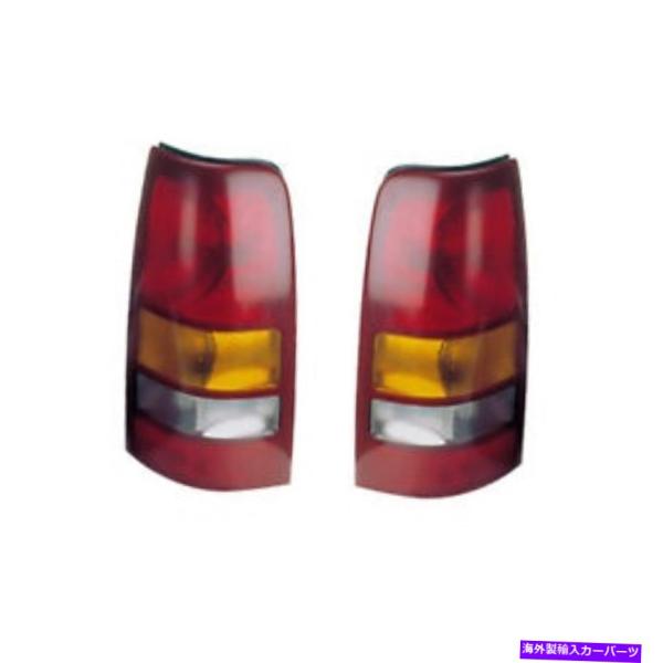 USテールライト テールライトペアセット99-02シボリーSilverado / GMC（フリート）左右 Tail Lights Pair Set for 99-02 Chevy Silverado/GMC (Fleetside) Left...