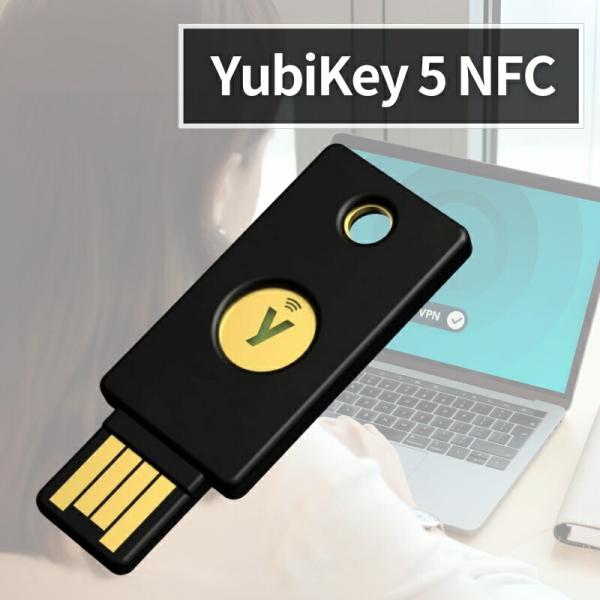 【Yubico YubiKey 5 NFC】USB-AとNFC対応で幅広いデバイスに使える多機能セキュリティキーYubiKey 5 NFCは、PCやスマートフォンに対応した2ファクター認証デバイス。FIDO2やU2Fをはじめとする複数の認証...