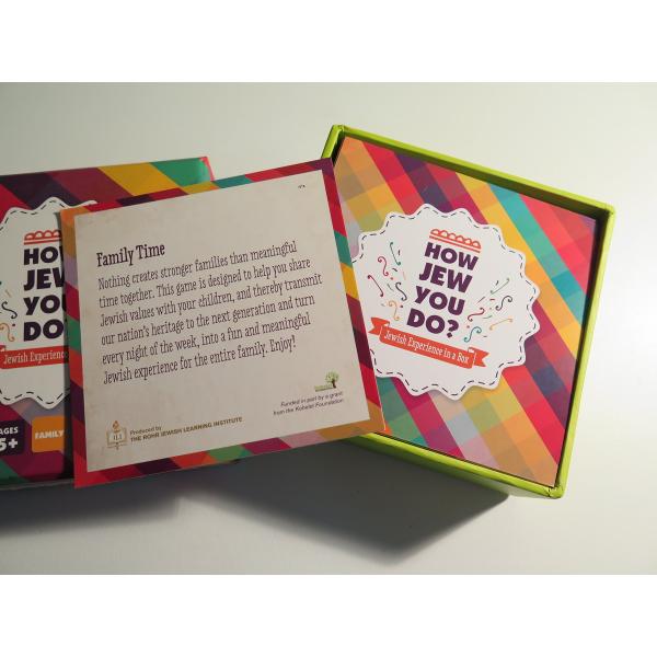 商品名: How Jew You Do? Icebreaker Game The Rohr Jewish Learning Institute How Jew You Do: Table Talk Cards, Conversation S...