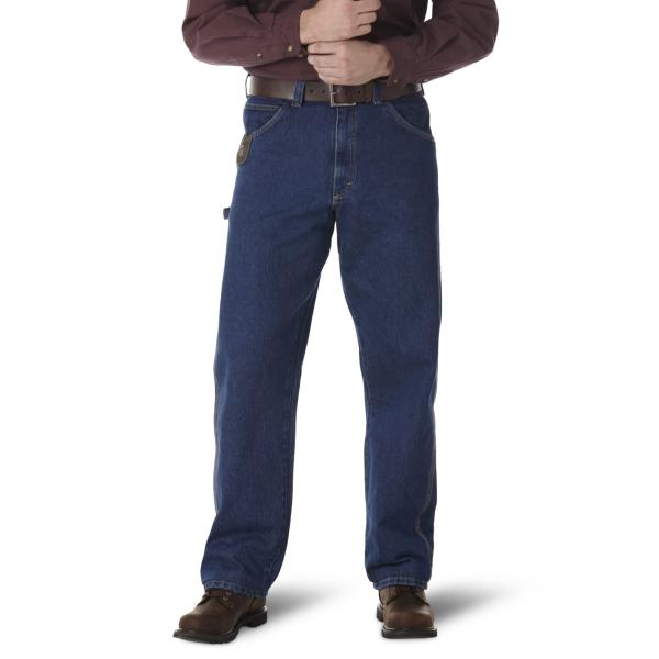 商品名: Wrangler RiggsワークウェアメンズBig &amp; Tall Work Horseジャン・ カラー: ブルー Wrangler Riggs Workwear mens Workhorse jeans, Antique...