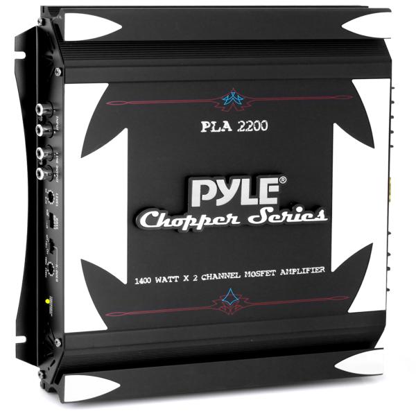 商品名: Pyle PLA2200 1400W 2 Channel Bridgeable Mosfet Amplifier Pyle 2 Channel Car Stereo Amplifier - 1400W Dual Channel B...