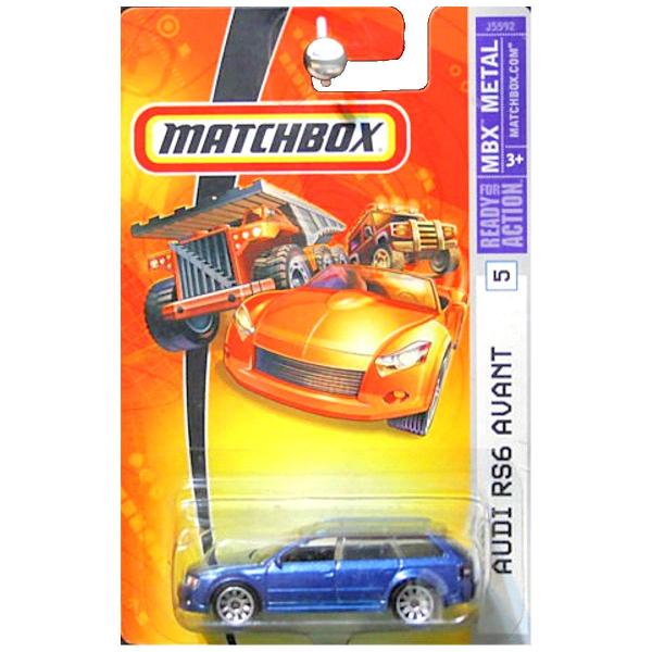 商品名: Mattel Matchbox MBX Metal 1:64 Scale Die Cast Car - Metallic Blue Station Wagon Audi RS6 Avant [並行輸入品] Matchbox 200...