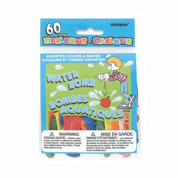 商品名: Un BLN Water Bombサイズ60 ct Water Bomb Balloons, 60 Count - Colorful &amp; Ultra-Durable Balloons, Perfect for Summer...