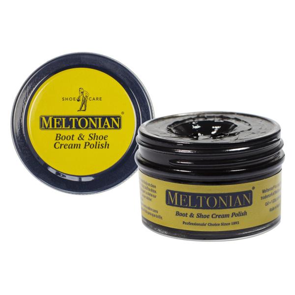 商品名: Meltonian Black 靴用 クリーム ポリッシュ 靴磨き ツヤ出し ブラック 50g Meltonian Cream | Black 002 | Quality Shoe Polish for Leather | Use...