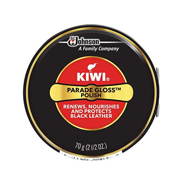 商品名: ■【USA】 KIWI パレードグロス 大缶クロ■ 鏡面磨きにおすすめ！格段のツヤ仕上がりのUSA仕様 KIWI Black Parade Gloss Shoe Polish and Shine | Leather Shoe Ca...