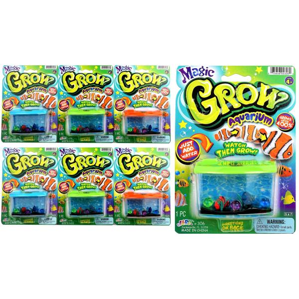 商品名:  JA-RU Magic Grow-Aquarium Growing-Fish Toy Set (6 Pack) Water Expanding Toys | Water Growing Animals Deep Sea Crea...
