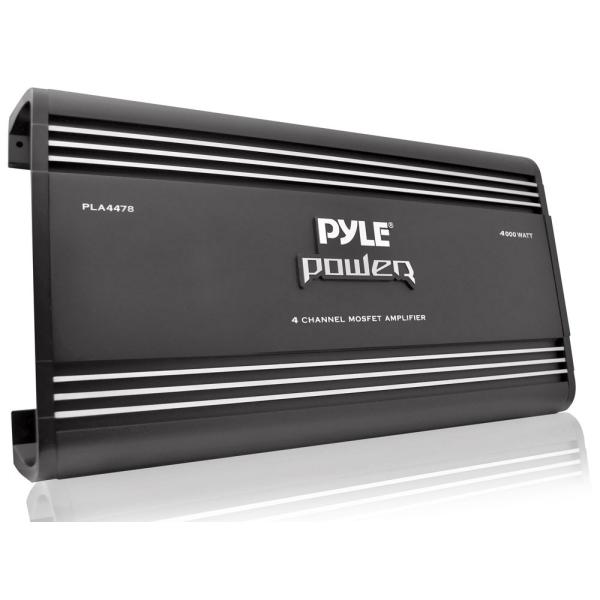 商品名: 4-CH, 4000W MOSFET AMP Pyle 4 Channel Car Stereo Amplifier - 4000W High Power 4-Channel Bridgeable Audio Sound Auto...