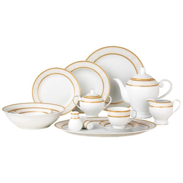 商品名: Lorenzo Amelia 食器セット Amelia-57 Lorenzo Amelia 57-Piece Dinnerware Set, Service for 8ブランド: Lorren Home Trends高さ: 50c...