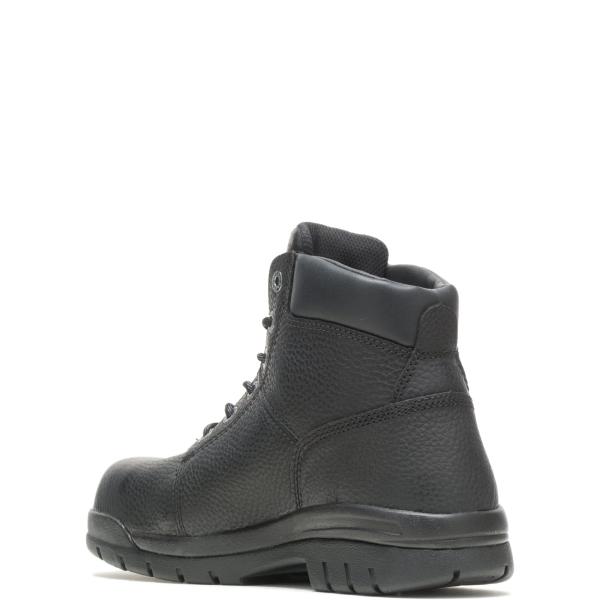 商品名: Wolverine メンズ マーケット ラバー 安全つま先 6インチ ワークブーツ, ブラック, 9.5 X-Wide Wolverine Men's Marquette Rubber-M, Black, 9.5 XW USブラン...