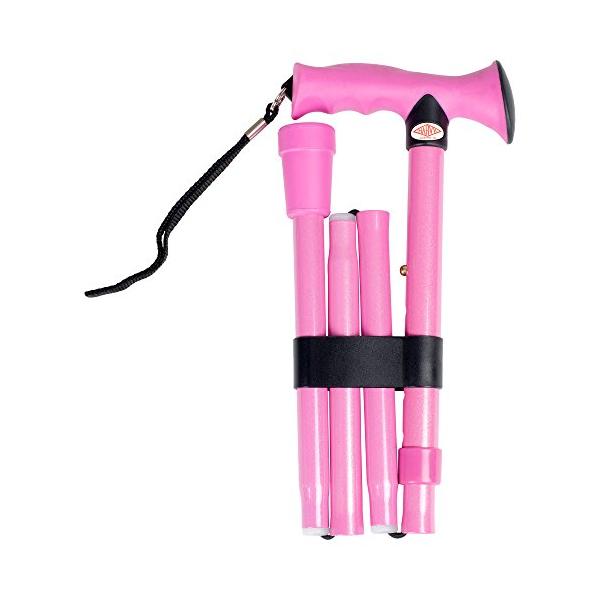 商品名: Overmold Ergonomic Folding Walking Cane (Light Pink) by HARVY Overmold Ergonomic Folding Walking Cane (Light Pink) ...
