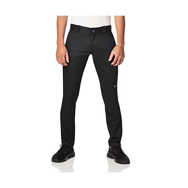 商品名: ディッキーズ WP811 スキニ― ストレートパンツ ローライズ Black 32Wx32L Dickies mens Skinny Straight Double Knee work utility pants, Black, ...