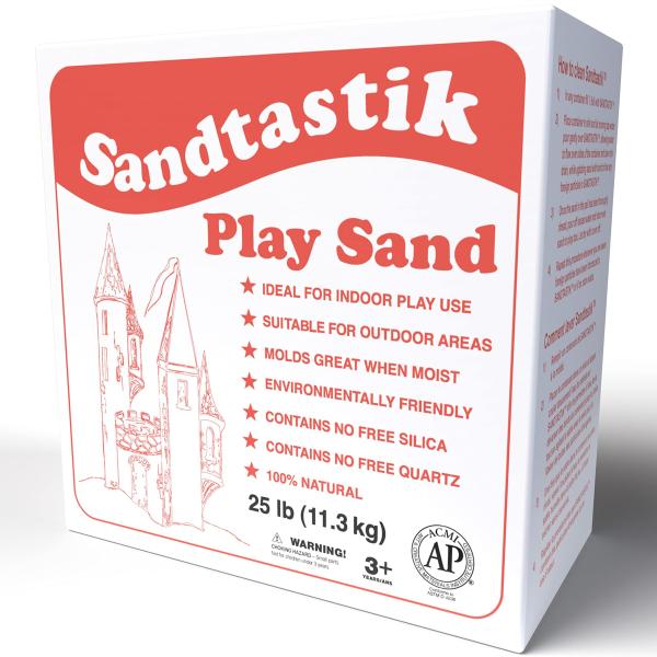 商品名: Sandtastik 25.LBBOXREG Play Sand, White 358470 [並行輸入品] Sandtastik Sparkling White Play Sand, 25 lb (11.3 kg) - Fill...