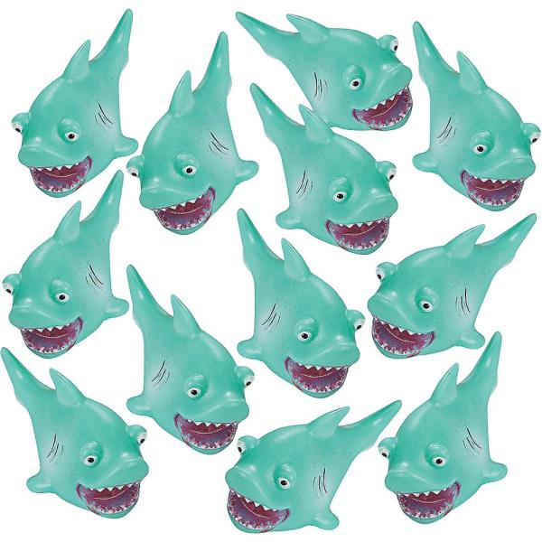 商品名: Fun Express ミニシャーク潮吹き（1 Dzが） Fun Express Mini Shark Squirt Toys - Set of 12 - Pool, Bath and Party Favor Handouts -...