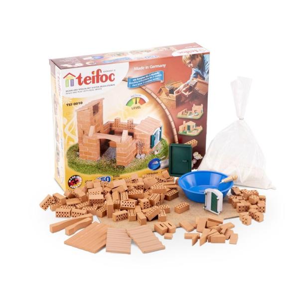 商品名: Teifoc 初心者用レンガとモルタル組み立てセットと教育玩具 - エンジニアリングとSTEM学習の入門 Teifoc Beginner Brick and Mortar Construction Set, 149 Buildin...