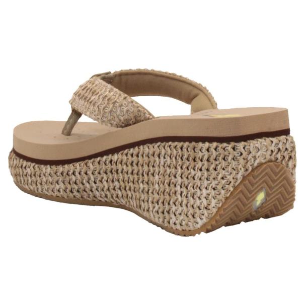 商品名: Volatile レディース アイランドウェッジサンダル US サイズ: 24 カラー: ベージュ VOLATILE Womens Flip Flop Wedge Sandal, Natural Raffia, 8 USブランド:...
