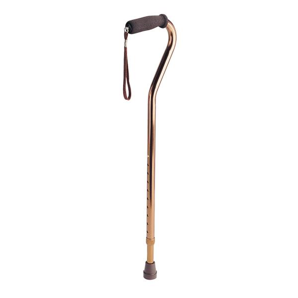 商品名:  Medline Offset Handle Canes with Comfortable Foam Grip, Bronze, Lightweight Aluminum - Designed for Enhanced Mobil...