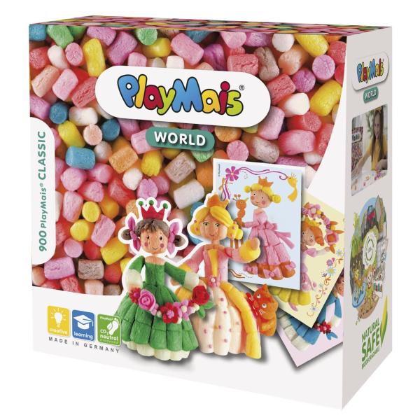 商品名: PLAYMAIS WORLD "Princesse" PlayMais World Princess Craft kit for Kids from 3 Years | 850 Coloured, templates &amp; ...