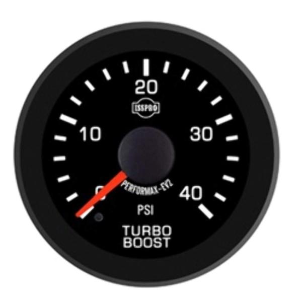 商品名:  ISSPRO R17333 EV? Electronic Turbo Boost 0-40 - Full Kit, Black Face, Red Pointer, Green Backlight, Black Bezel, B...