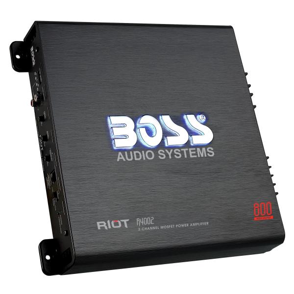 商品名: 2chアンプ 400W×2ch 800W R4002 BOSS AUDIO BOSS Audio Systems R4002 Riot Series Car Audio Stereo Amplifier ? 800 High Ou...