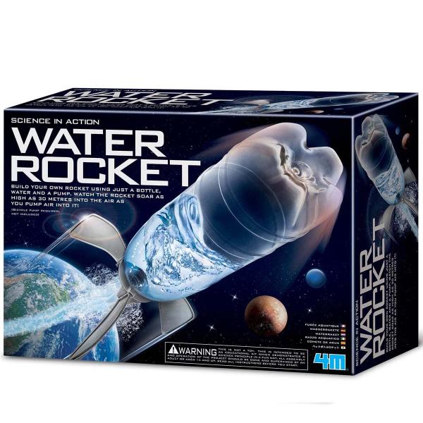 商品名:  4M Water Rocket, Science Kit to Build Your own Rocket Using a Bottle, Water and a Pump, Reach Heights of 30m, for ...
