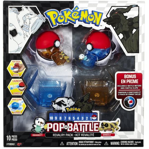 商品名:  Pokemon Pop 'n Battle Rivalry Pack B&amp;W Series #1 Oshawott (Water Starter) and Sandileブランド: Pokemon高さ: 7.874cm横...