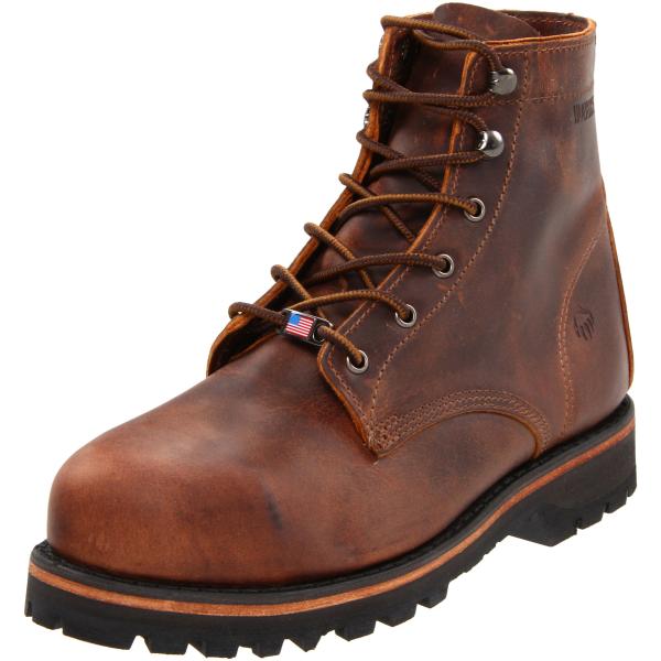 商品名: Wolverine メンズ プレインズマン 6インチ スチールトウ ワークブーツ US サイズ: 7 X-Wide カラー: ブラウン Wolverine Men's Plainsman 6" Steel Toe Work Boo...