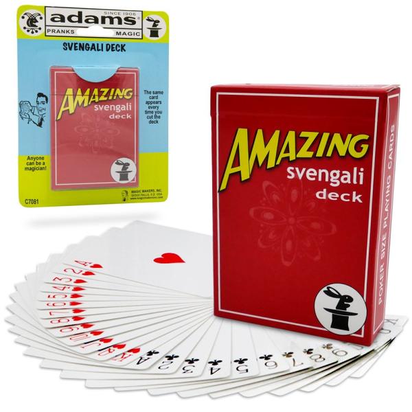 商品名: Adams Pranks and Magic - Amazing Svengali Deck (Red or Blue) - Classic Novelty Magic Trick Toy Adams Pranks and Mag...