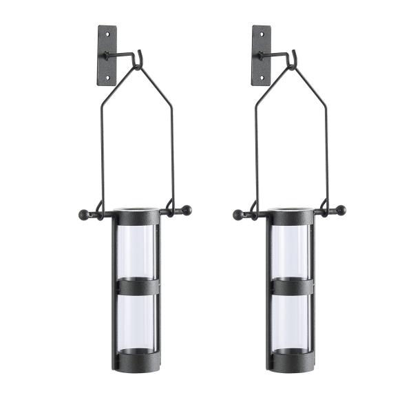 商品名: Danya B. QB102-2 Wall Mount Hanging Glass Cylinder Vase Set with Metal Cradle and Hook Danya B. QB102-2 Modern Home...