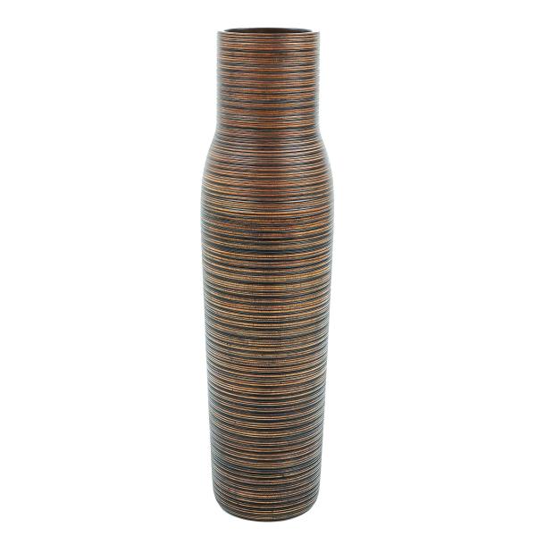 商品名: Leewadee トールビッグフロアスタンド花瓶 ホームインテリア 44インチ マンゴーウッド ブラウン Leewadee Large Brown Home Decor Floor Vase ? Wooden 43 inches ...