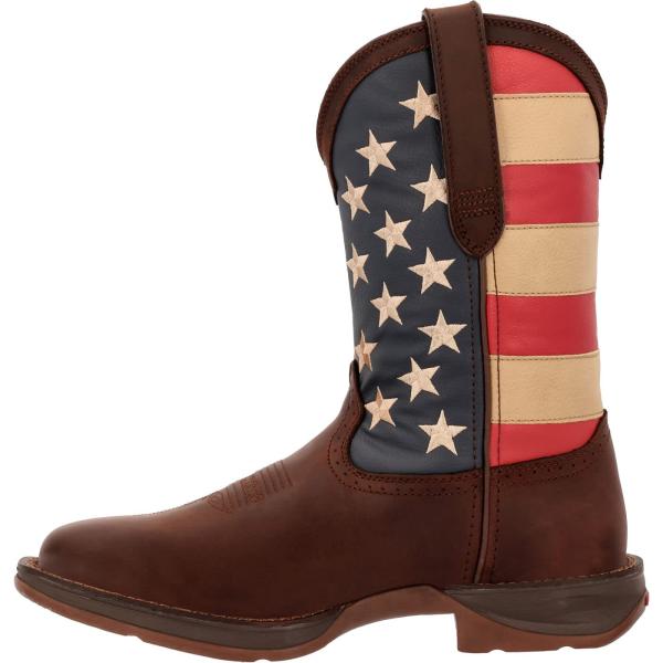 商品名: Durango メンズ レベル ウエスタン ブーツ US サイズ: 9 D(M) US カラー: ブラウン Durango Men's Rebel Western Boot,Dark Brown/Union Flag,9 M US...